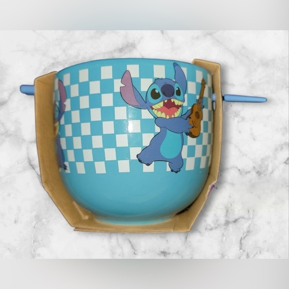 Disney | Kitchen | Nwt Stitch 3 Piece Ramen Bundle | Poshmark
